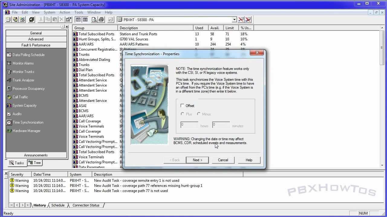 Avaya Site Administrator integration query